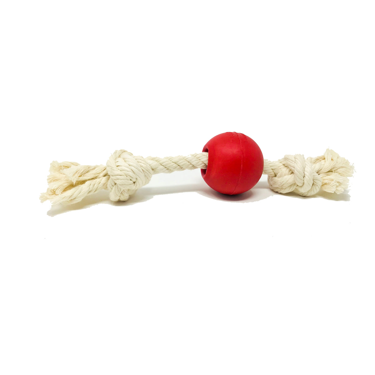 Natural Rubber Ball Rope toy – Simply Fido